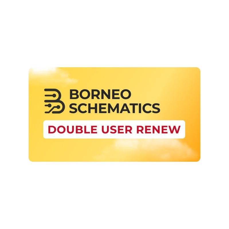 Renovación de activación Borneo Schematics (2 usuarios / 12 meses ...